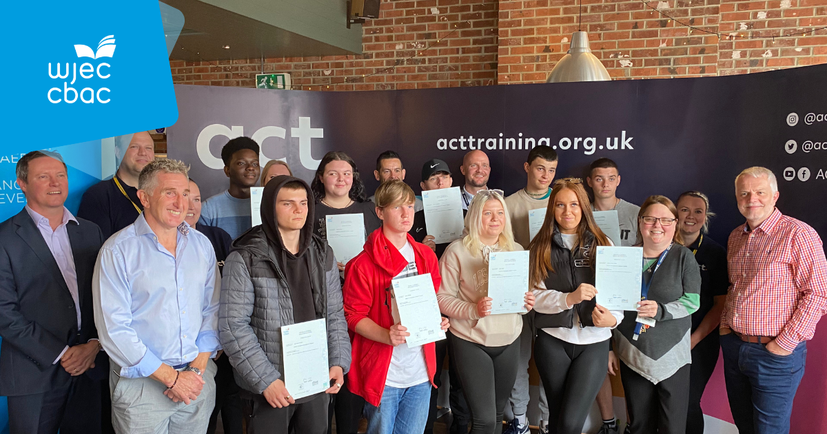 Learners celebrate Self-Development and Wellbeing qualification success