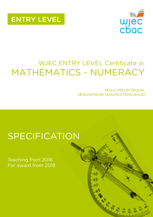 Entry Level Mathematics - Numeracy