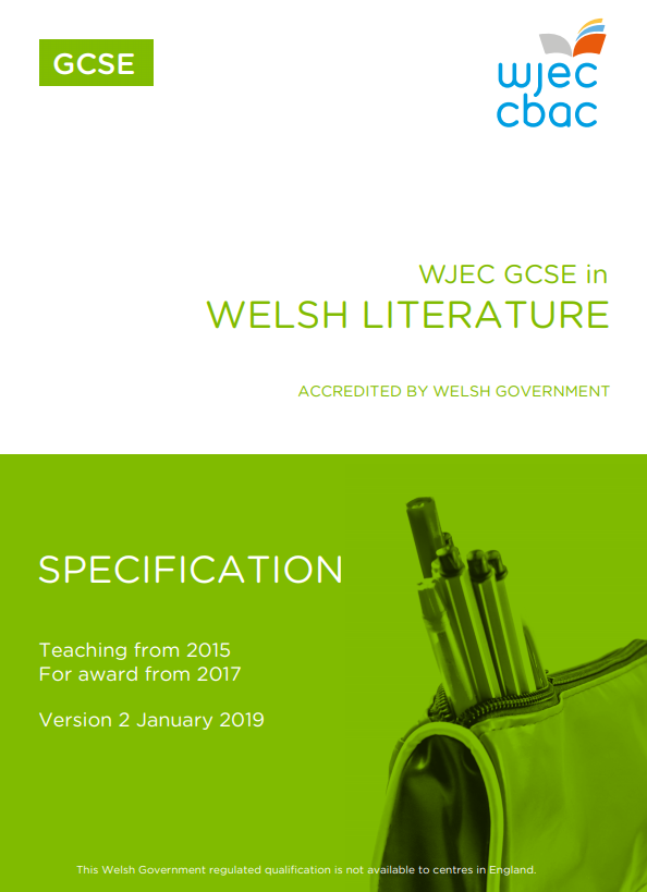GCSE Welsh Literature